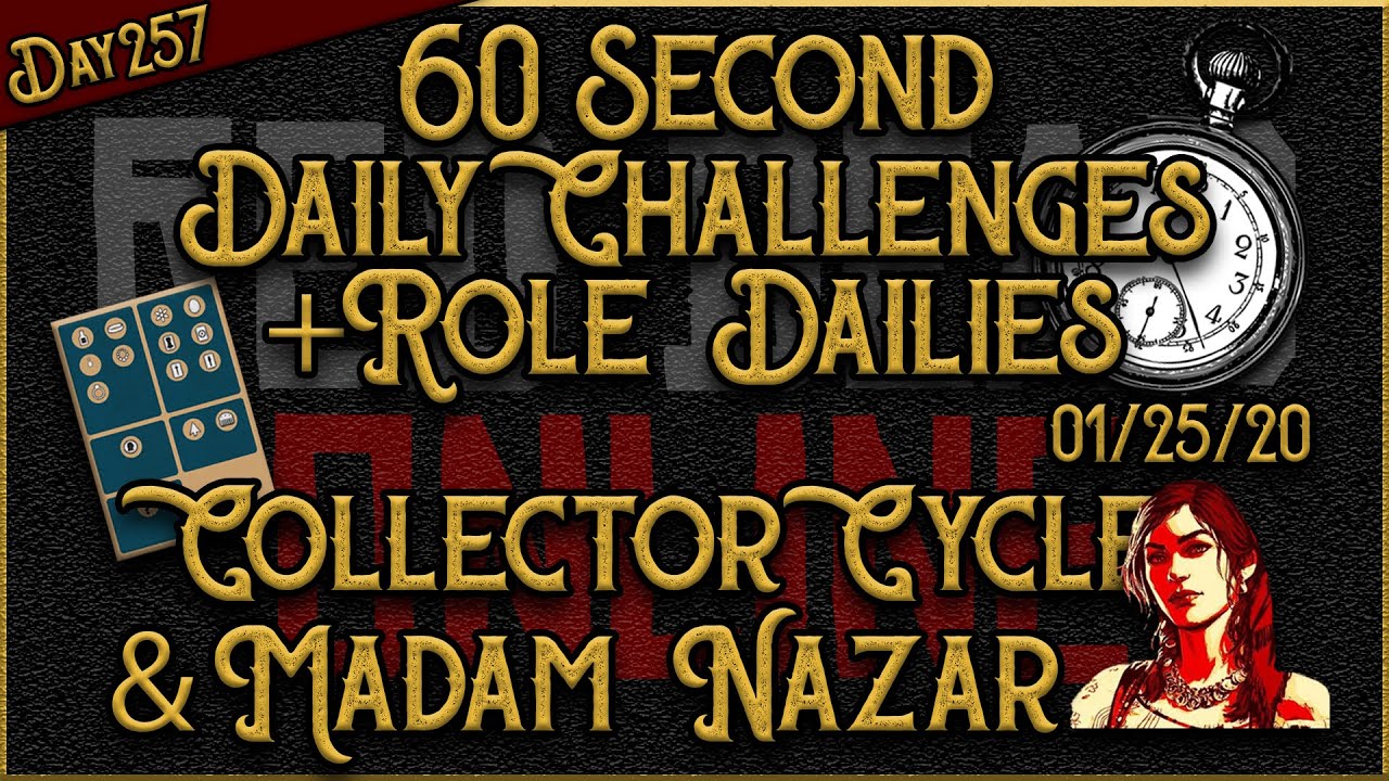 Red Dead Online Daily Challenges, Role Dailies, Collector Cycle & Madam ...