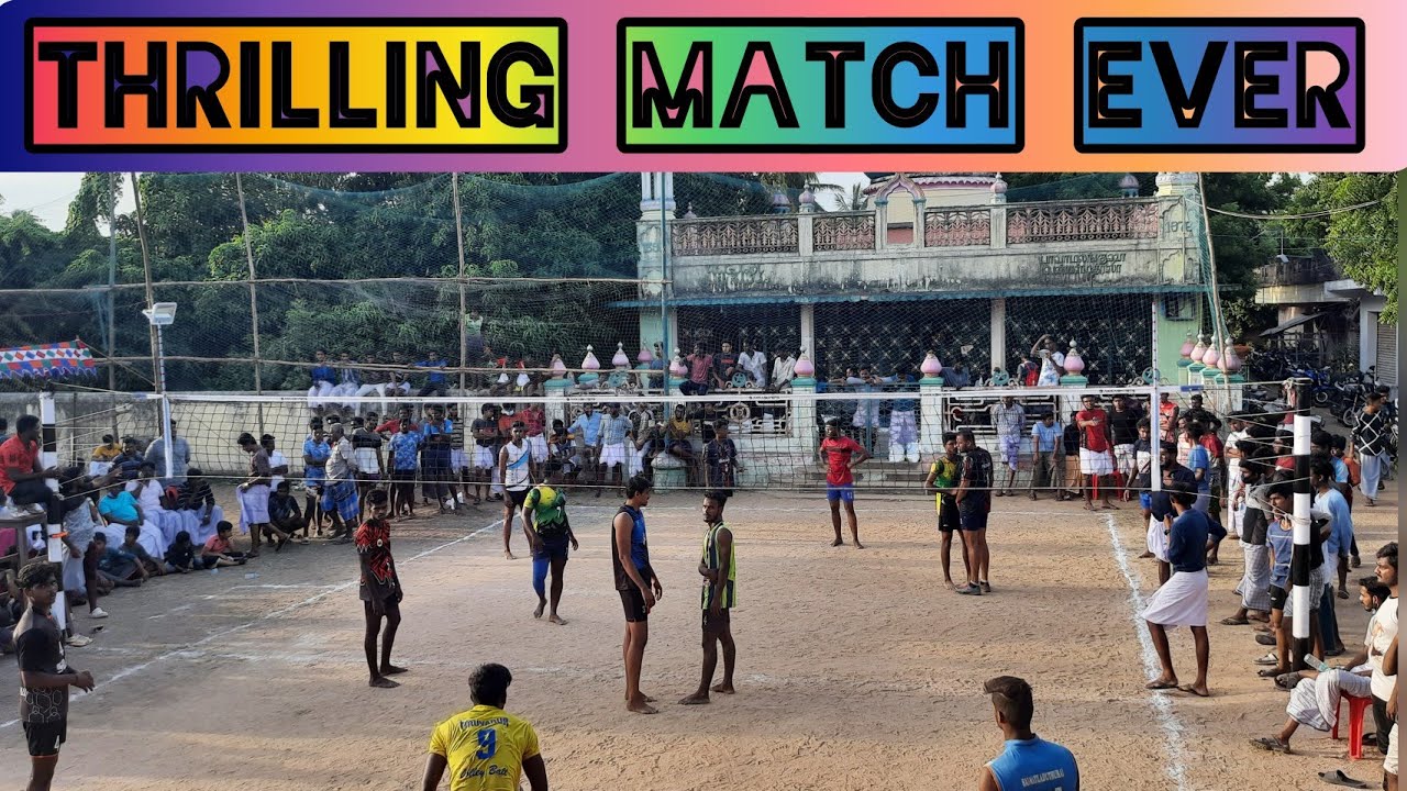 volleyball/pragramam vs thirunandriyur 2nd set/under 23 tournament at ...