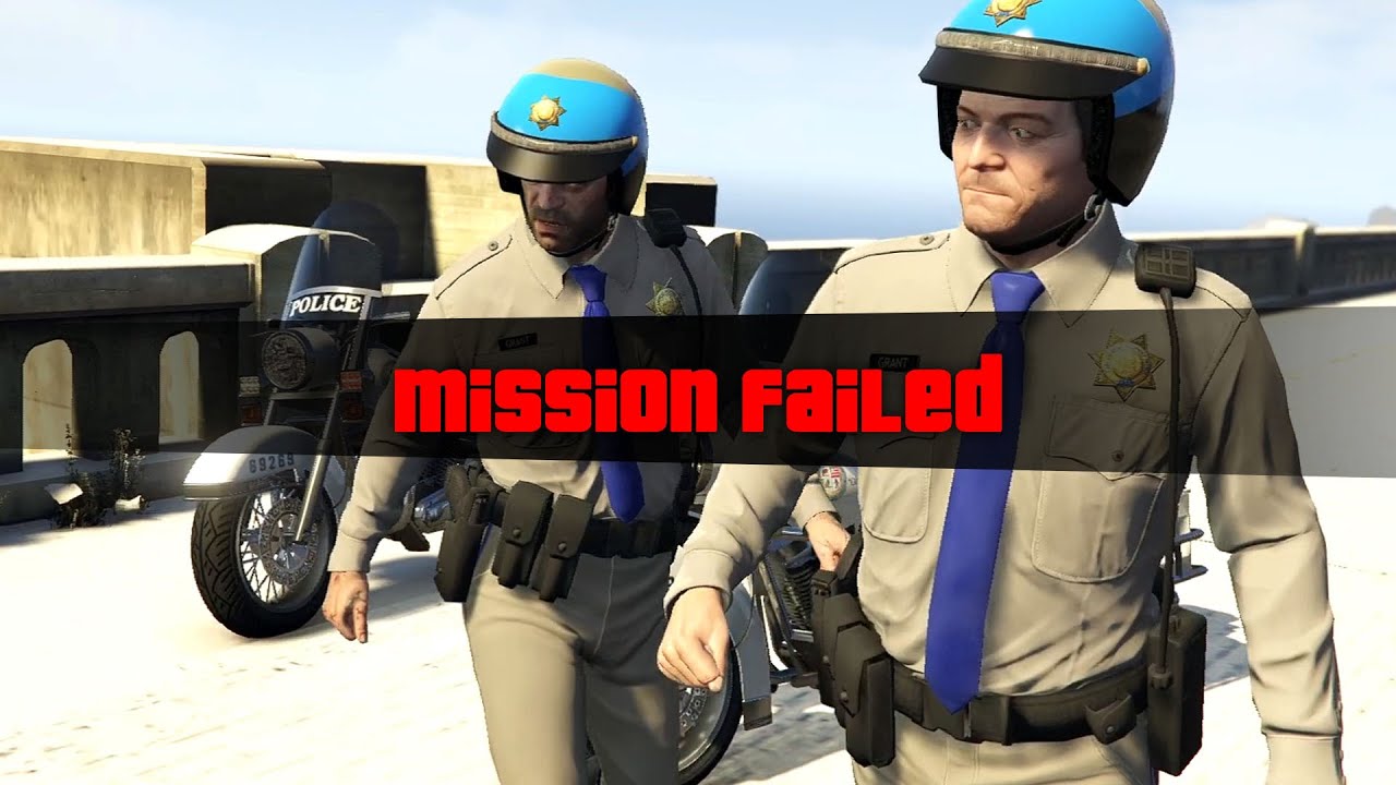 Mission failed | GTA 5 - YouTube