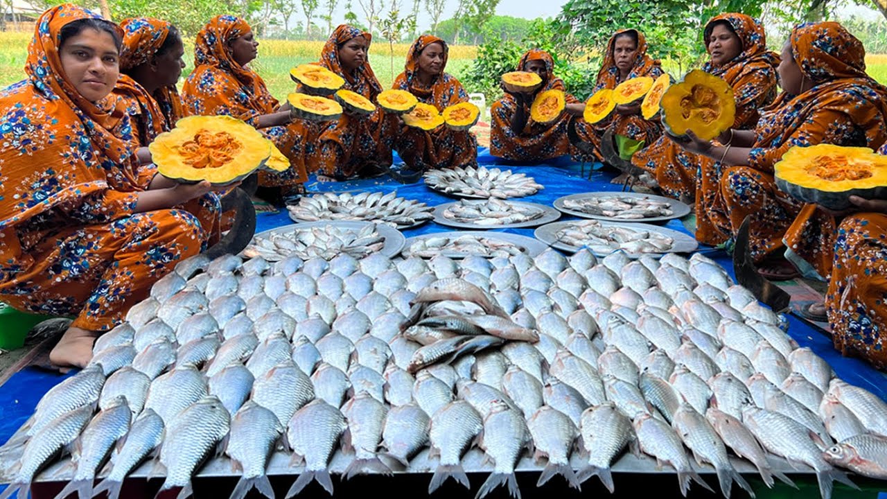 Silver Barb Fish Recipe - 600 Pieces Puti Carp Fish Cutting - Spice ...