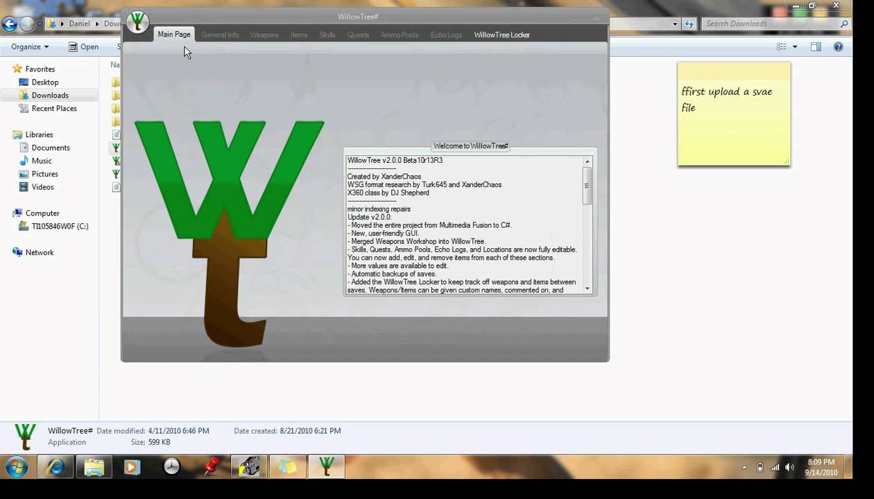 how to mod borderlands using willow tree - YouTube