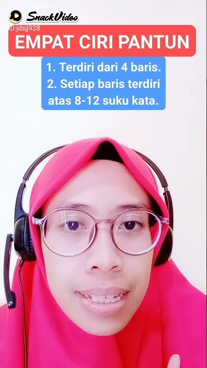 Empat ciri pantun - YouTube