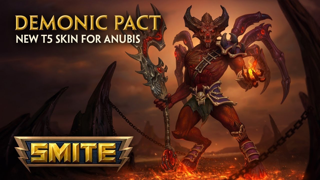 Smite Demonic Pact Anubis ITS OVER 9000 Custom Music Custom Recall ...