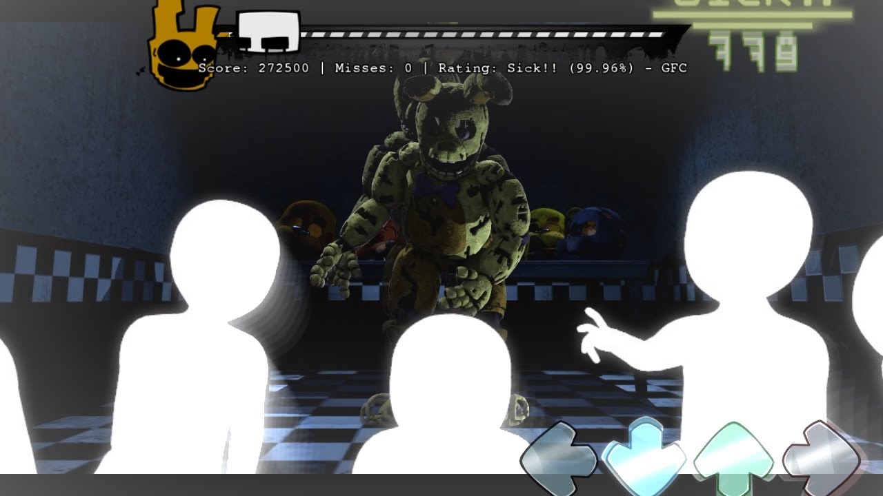 FNF - Vs Five Nights at Freddy's 3 - Retribution (by GlitchxPeridot ...