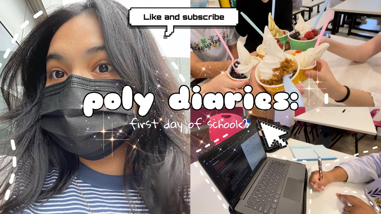 POLY DIARIES 🎀 first day of school, study with me, mini haul, fit check ...