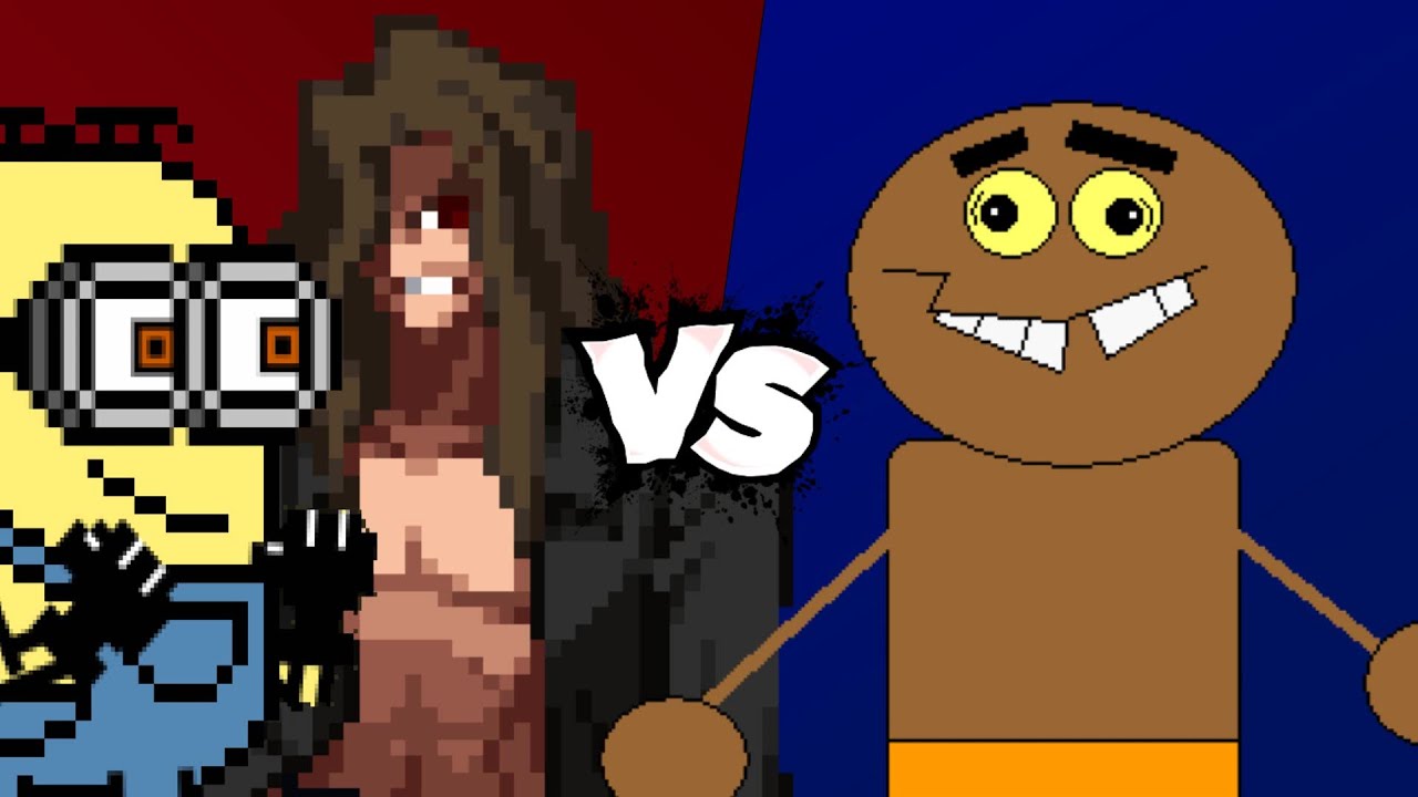 MUGEN Battle - Dave the Minion/Uncle Joel vs Coconut Fred - YouTube