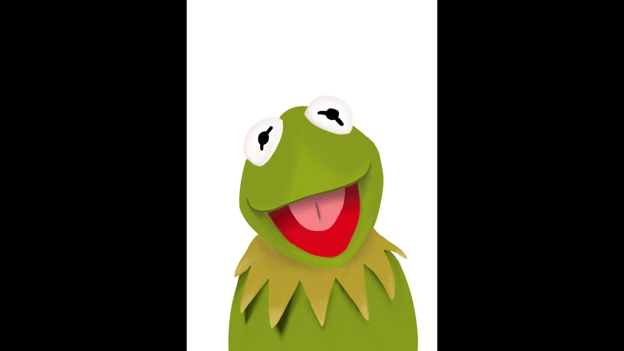 Kermit the Frog Speed Draw - YouTube