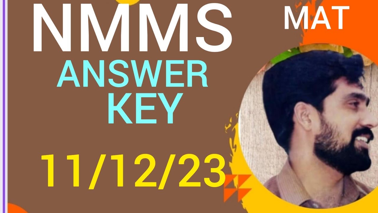 NMMS ANSWER KEY - YouTube