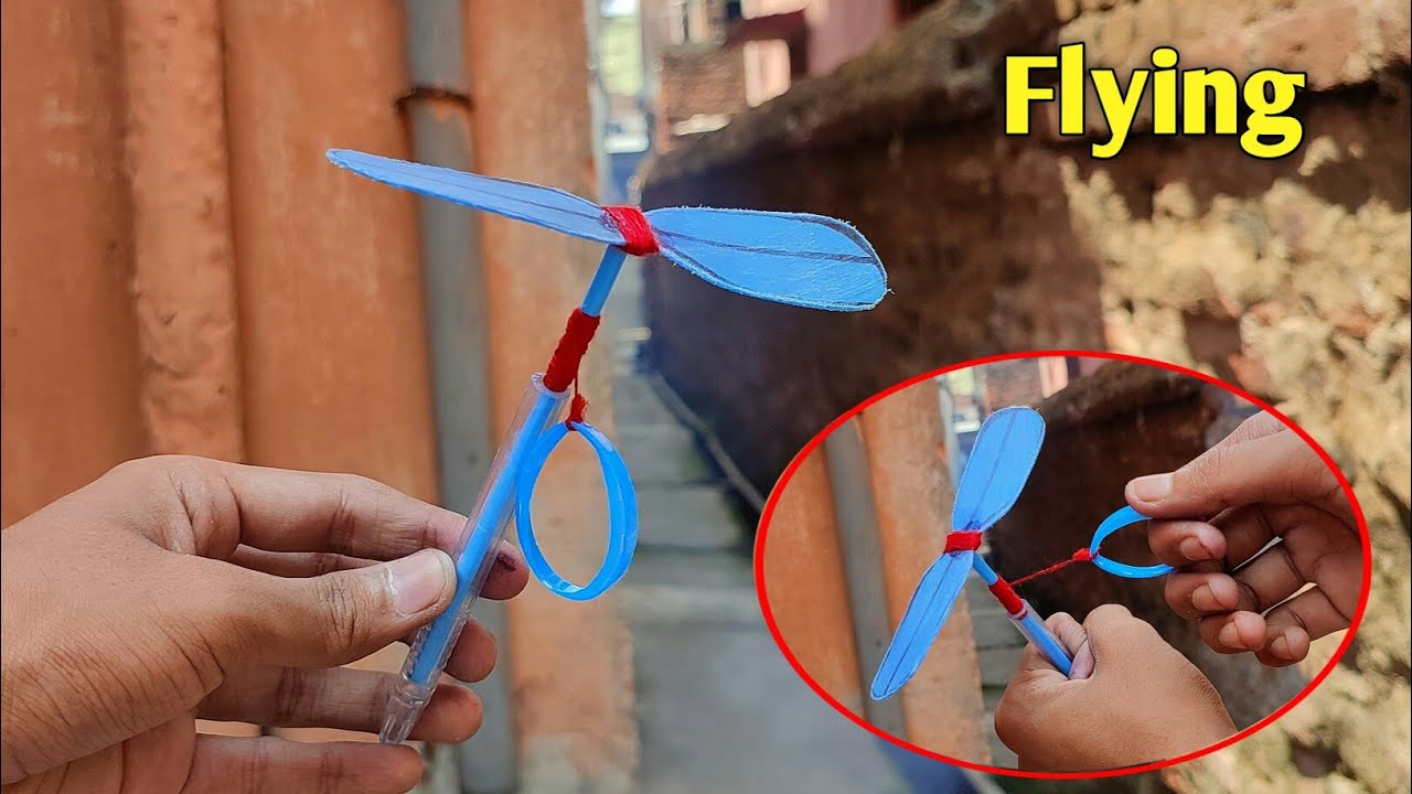 Fully homemade flying propeller | How to make flying propeller | - YouTube