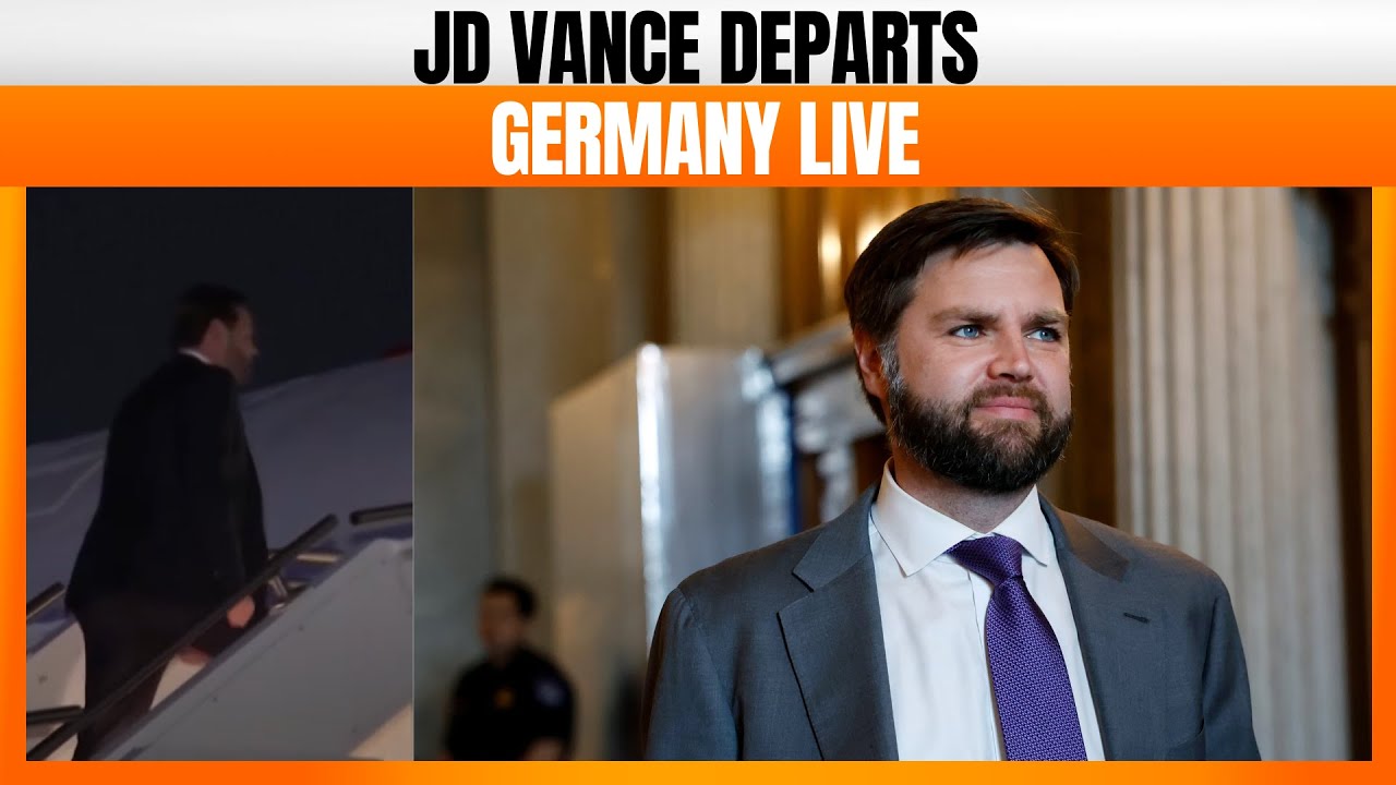 LIVE: US Vice President JD Vance Departs Germany After Munich Security ...
