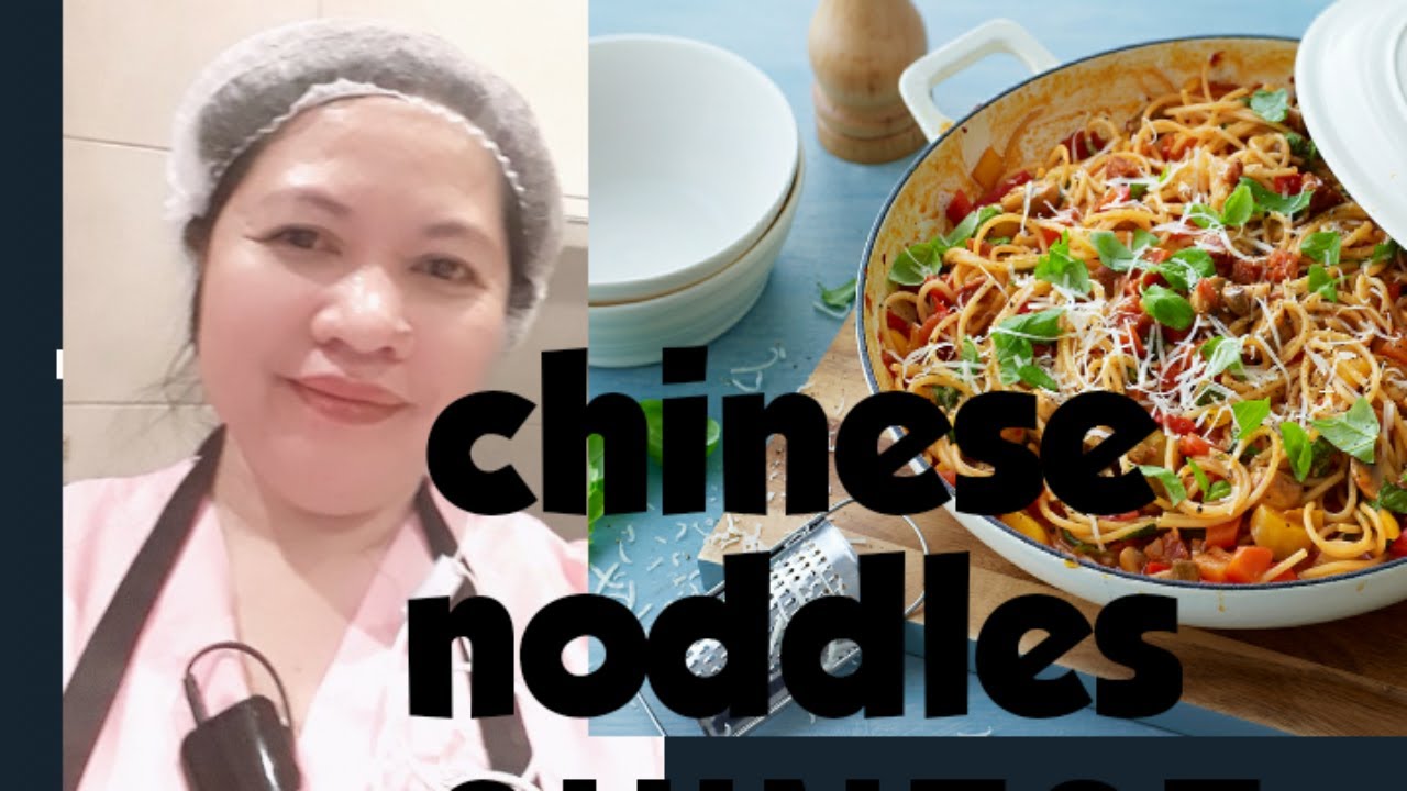 chinese noddles easy step pang lasang pinoy - YouTube