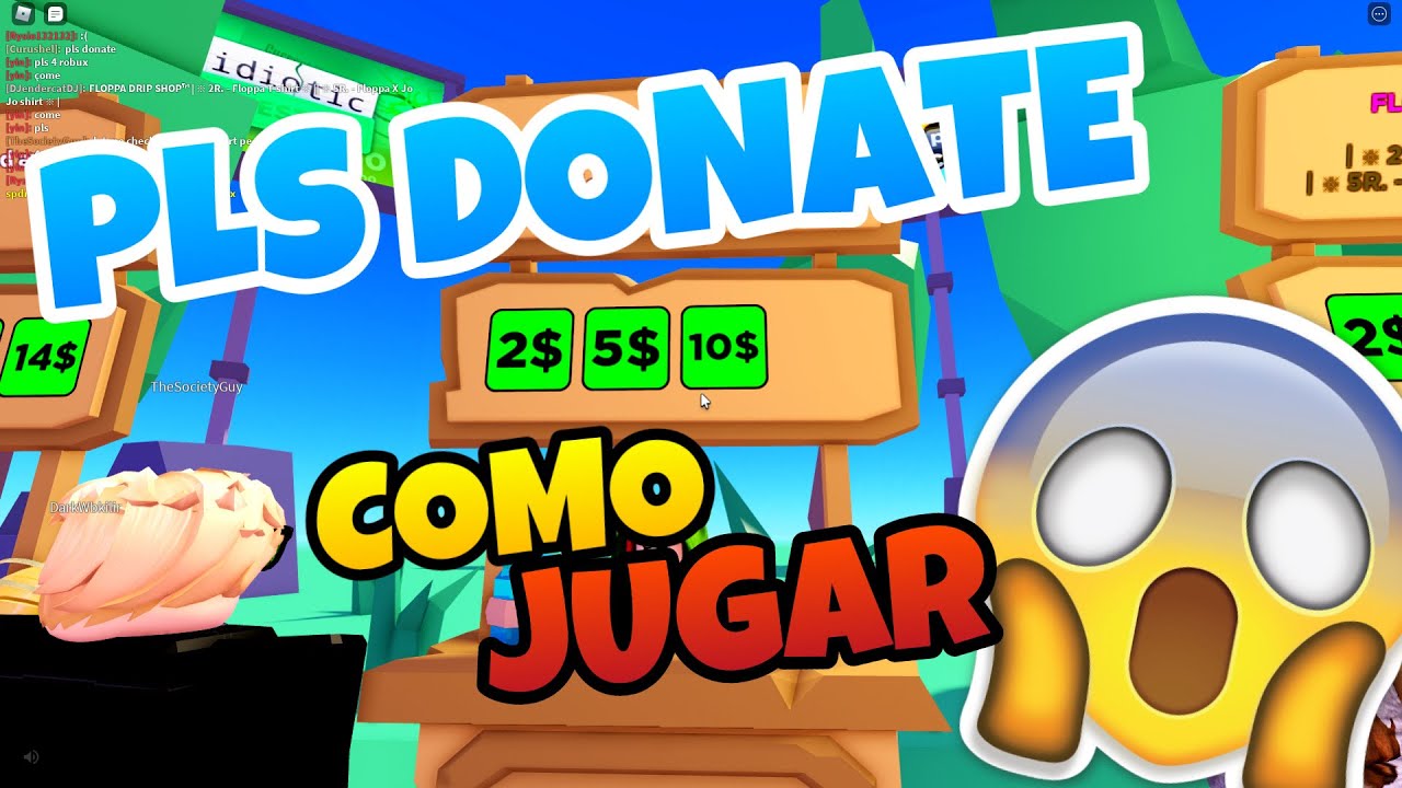 👉 Como JUGAR PLS DONATE en ROBLOX 🔥 [Consigamos RUBOX] - YouTube