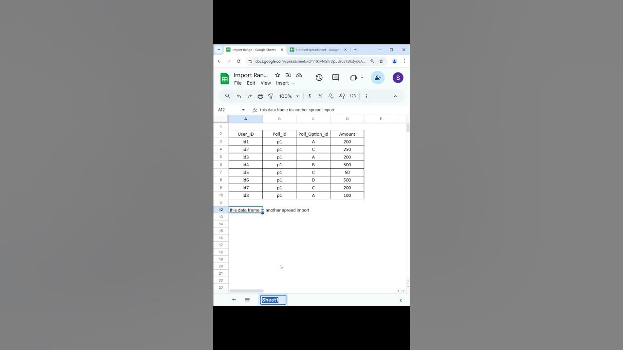 IMPORTRANGE in Google Sheets: Import Data From Another Sheet Fast! - YouTube