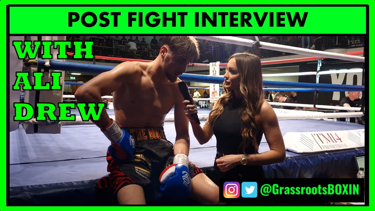 Andrei Dascalu Post Fight Interview With Ali Drew - YouTube