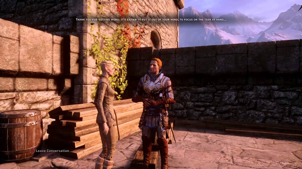Dragon Age™: Inquisition - Alistair gets Warden's letter - YouTube