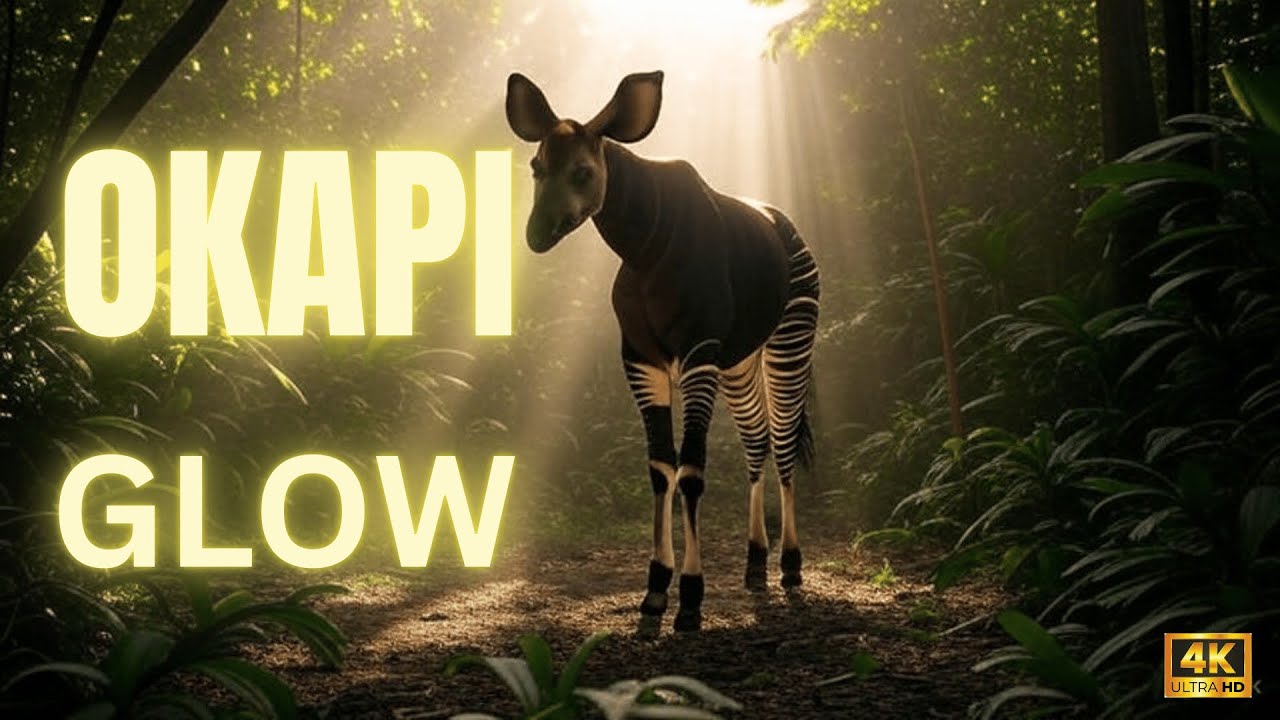 Okapi 🌿 Half-Zebra Half-Giraffe | Hidden Rainforest Wonder 4K - YouTube