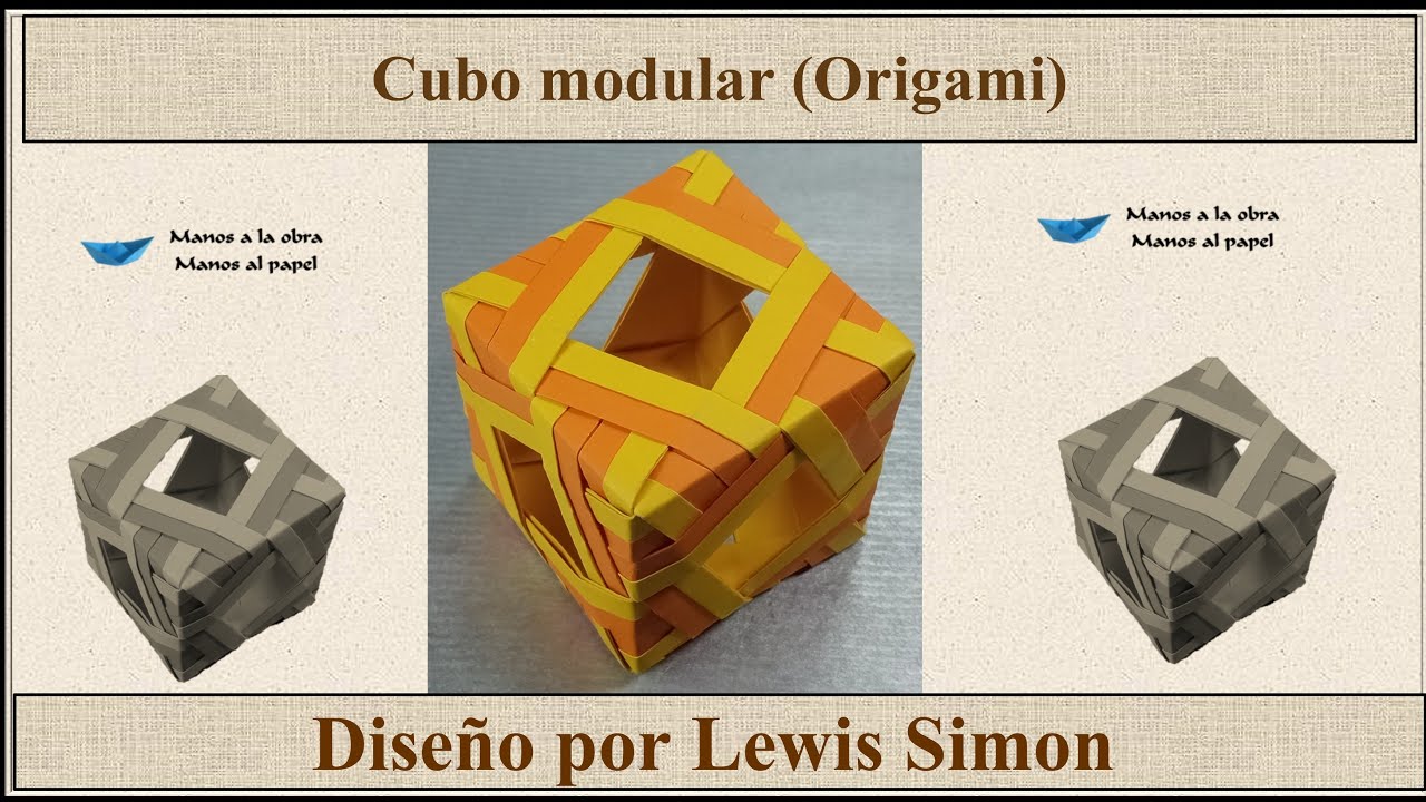 Como hacer un cubo modular (Origami)? - YouTube
