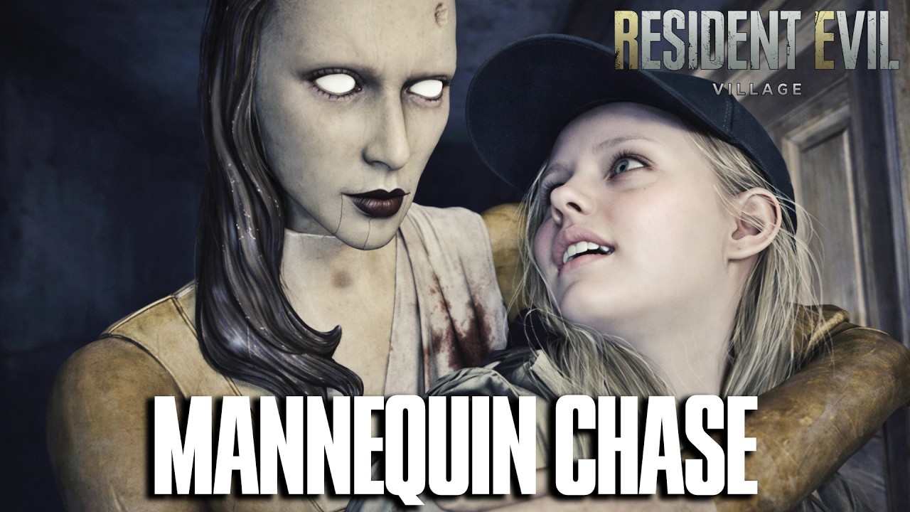 This Mannequin Scene is TERRIFYING - Resident Evil Village Shadows of ...