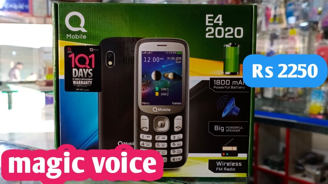 Q Mobile E4 2020 Unboxing & Review - YouTube
