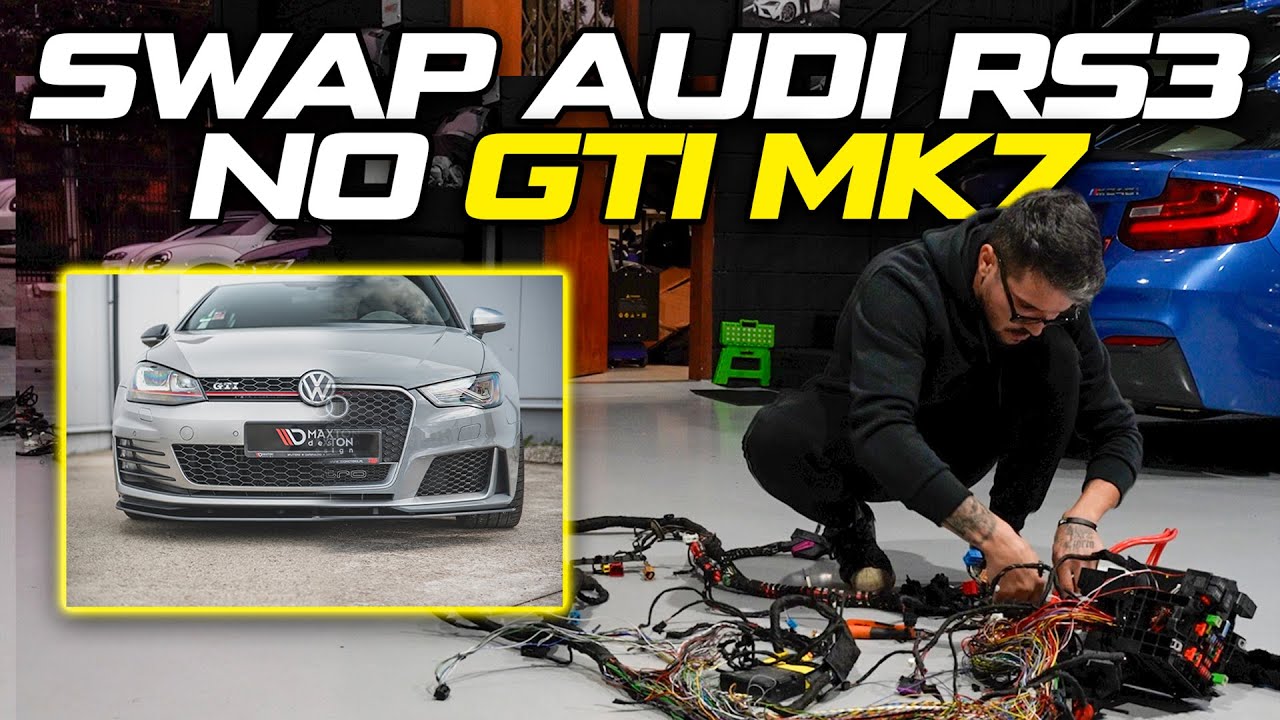 COMO FUNCIONAREMOS O GOLF GTI mk7 COM SWAP DE RS3? Desenvolvendo a pior ...