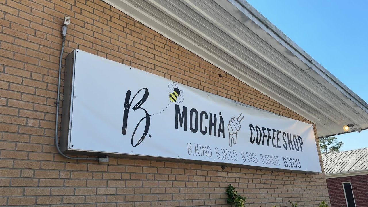 B.Mocha Coffee Shop opens in Kinston - YouTube