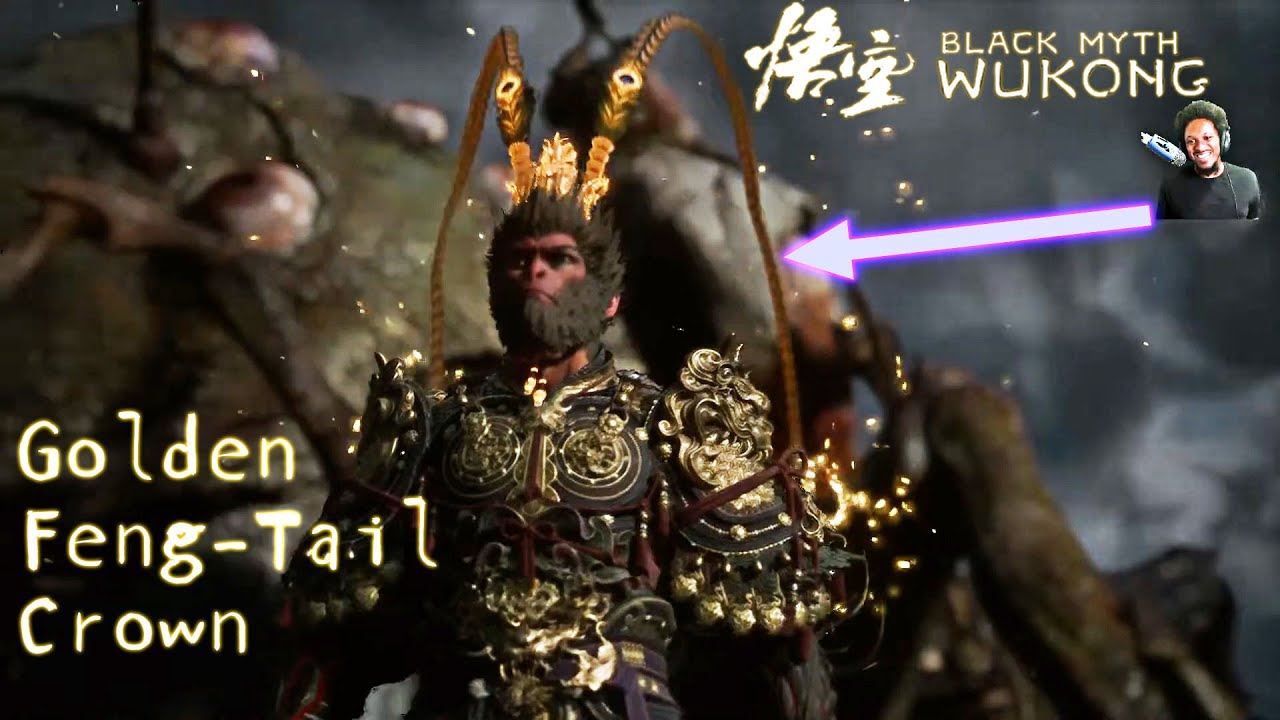 How to Unlock The Golden Feng-Tail Crown in Black Myth: Wukong! Feng ...