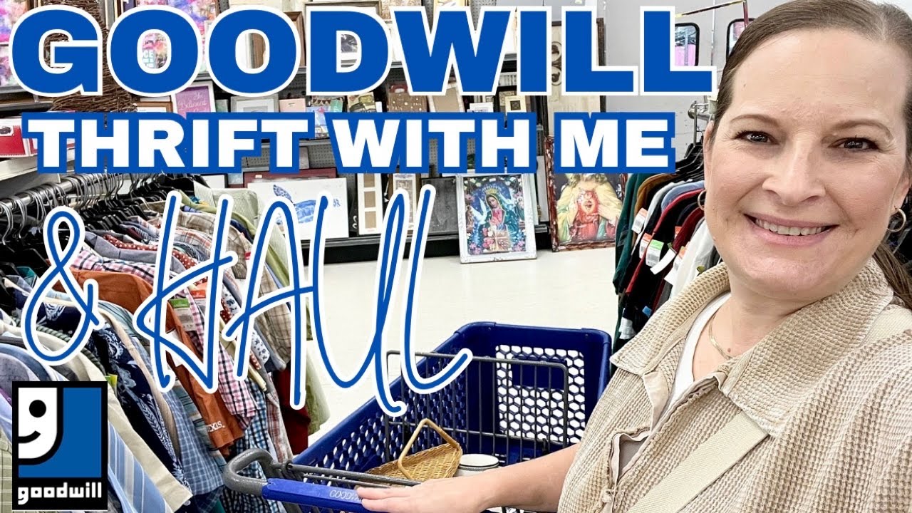 Thrift Store Shopping • Thrifting Home Decor at Goodwill! Thrift Store ...
