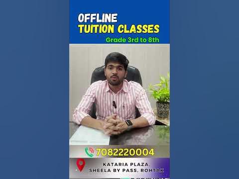 Offline Tuition Classes | Darpan Classes Rohtak | For Grade 3rd to 8th | #offline #tuition - YouTube