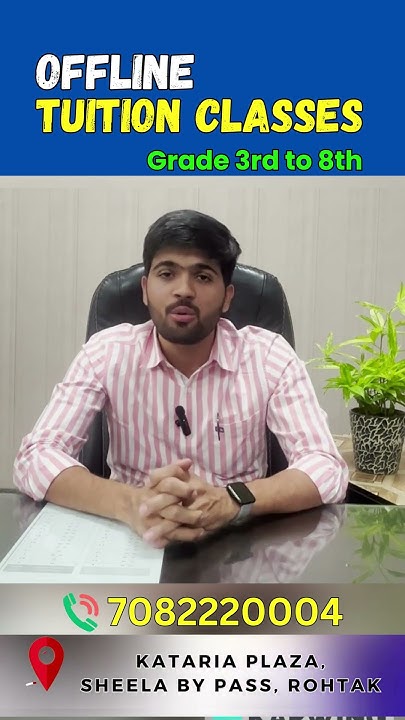 Offline Tuition Classes | Darpan Classes Rohtak | For Grade 3rd to 8th | #offline #tuition - YouTube