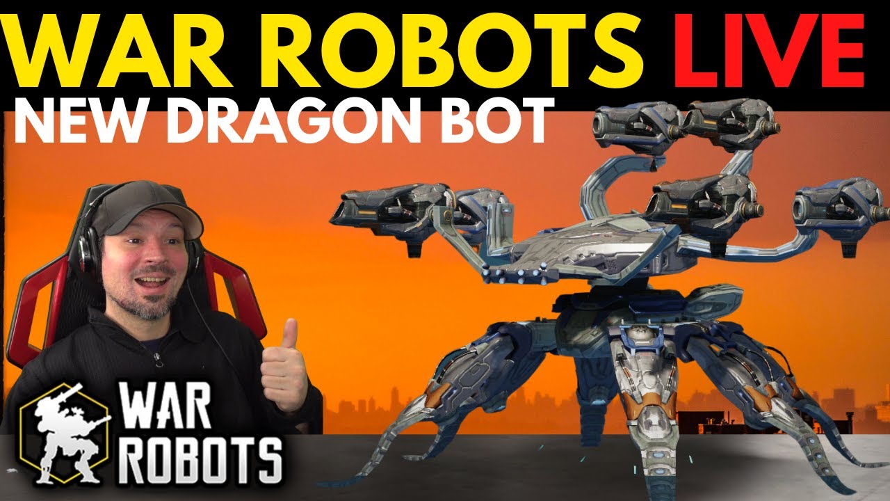 🔴War Robots Live New Dragon Bot | War Robots Live Server - YouTube