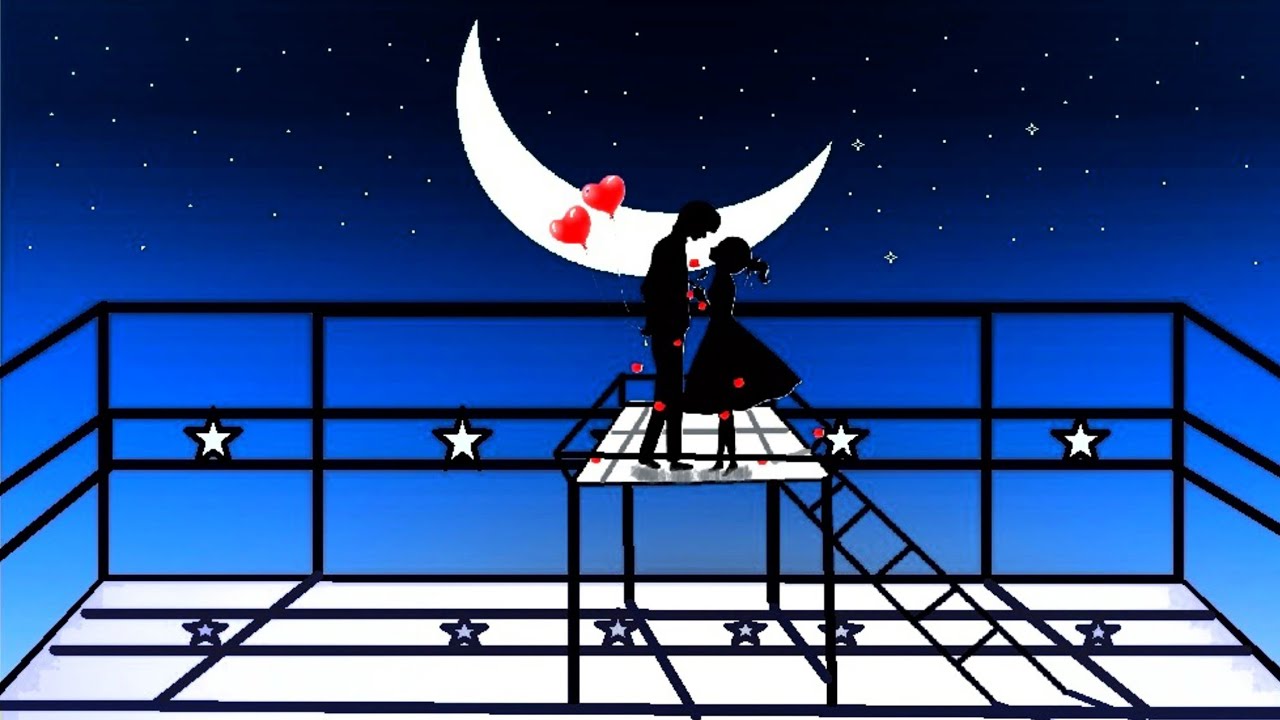 How to draw in computer | Cute Romantic drawing 3 | Devendra MS Paint ...