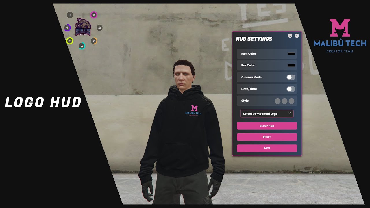 Gtav Fivem Mbt Logo Hud Esxqb Youtube