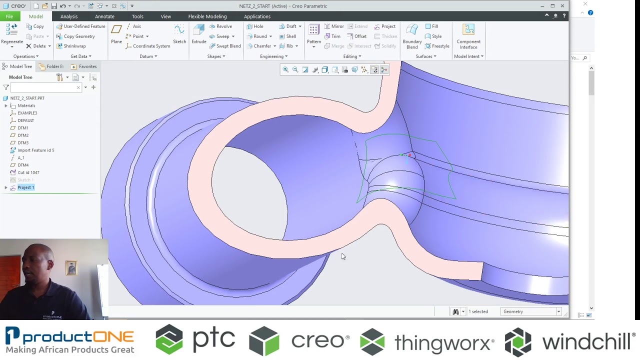 Creo Simulate Meshing - YouTube