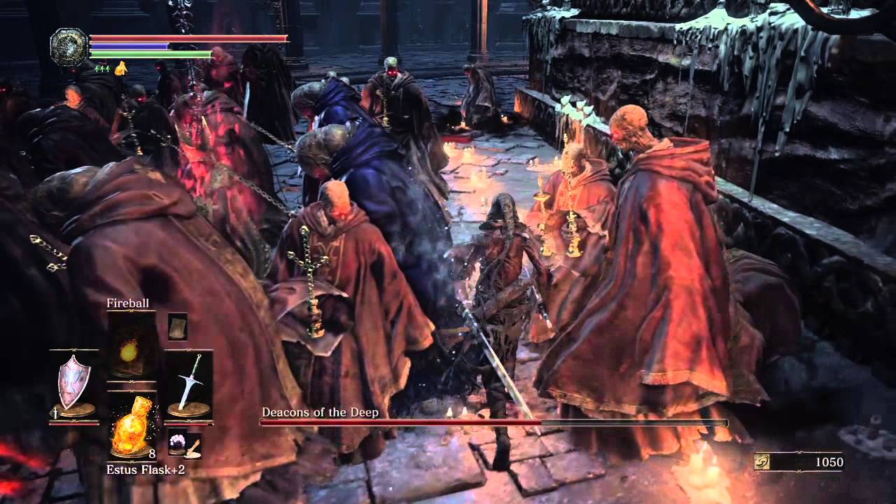 DARK SOULS™ III Deacon Of The Deep Boss Fight - YouTube