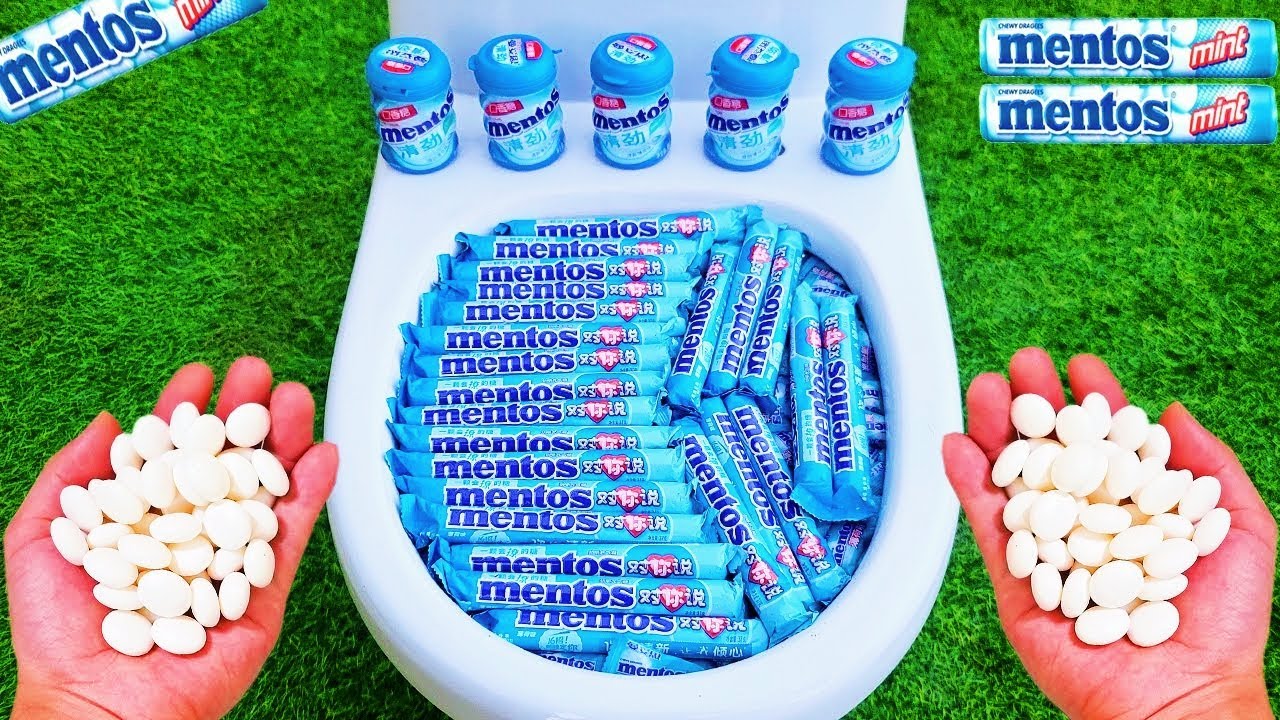 How to make Rainbow toothpaste with Toy toilet, Chupa Chups, Fanta ...