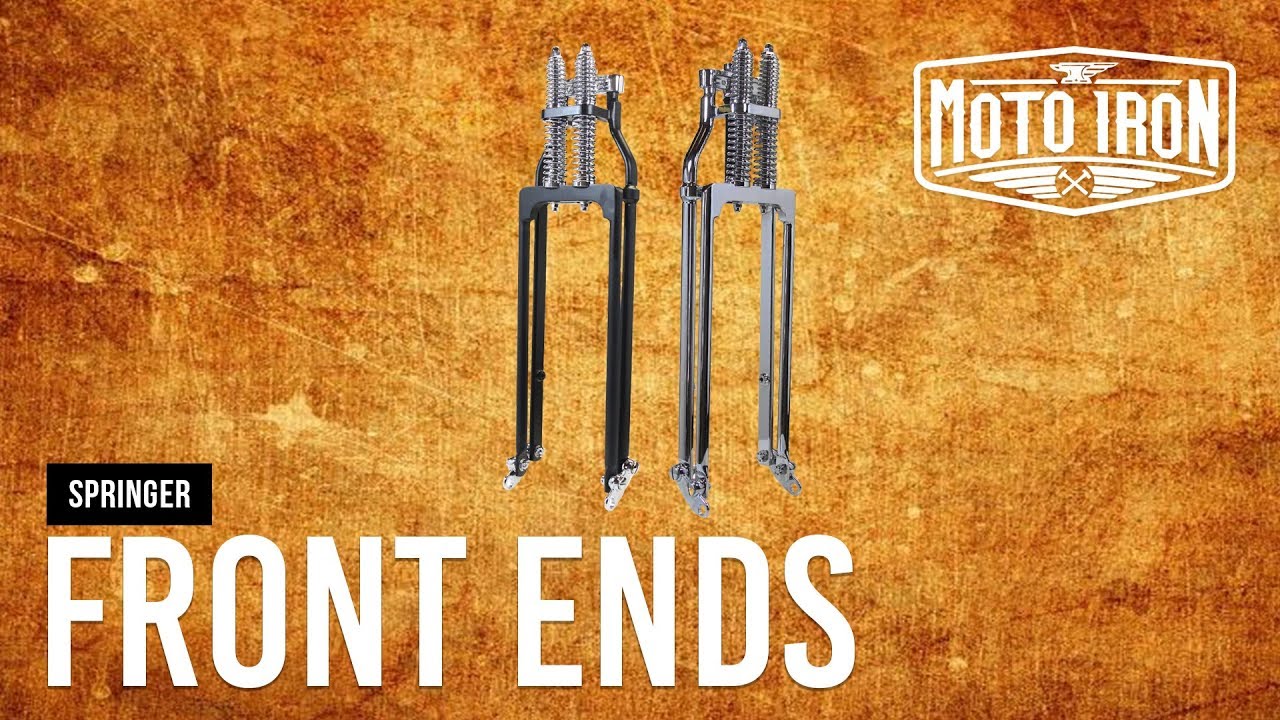 Moto Iron™ Harley Springer Front End Review By: TC Bros. - YouTube