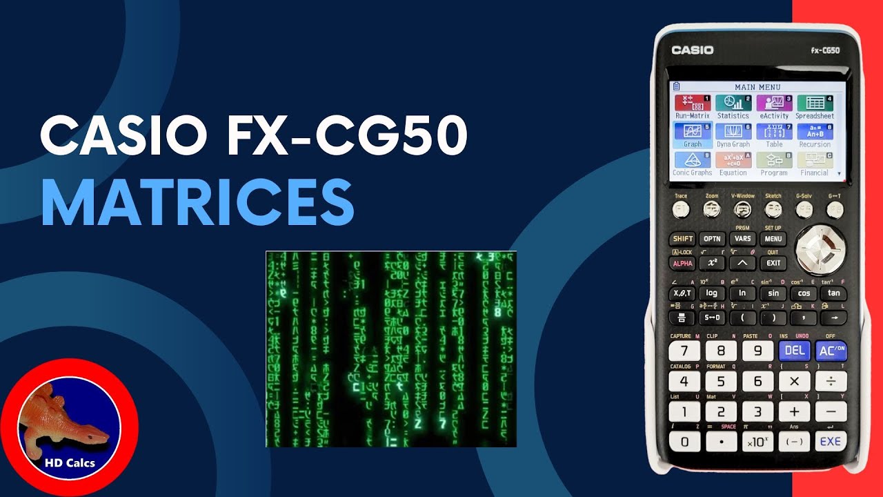 How to do Matrix calculations on the TI-36X Pro Calculator - YouTube