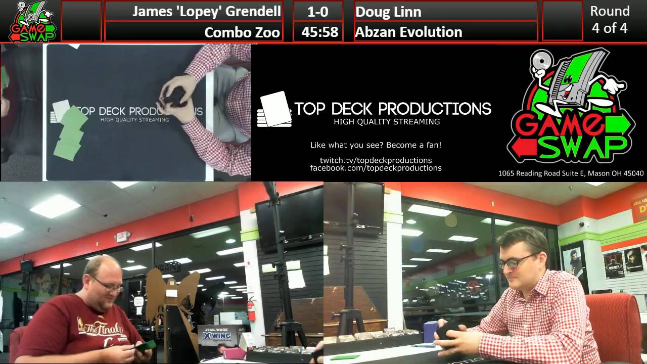 Modern 09/06/16: james ' Lopey' Grendell (Combo Zoo) vs Doug Linn ...