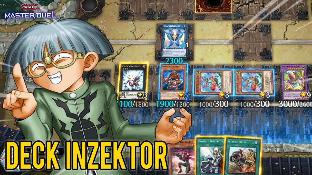 🔴Cuma boleh pake kartu hewan-hewanan! Deck Inzektor beraksi! | Yu-Gi-Oh! Master Duel - YouTube