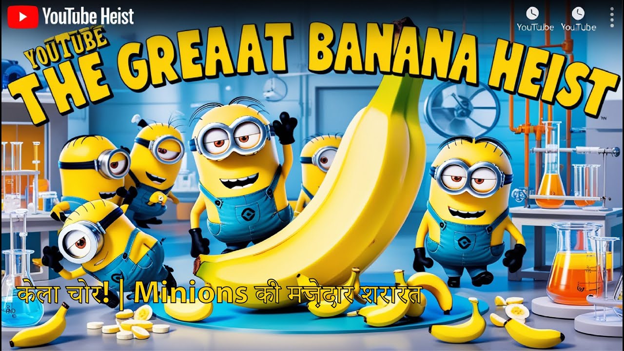 Minions’ Hilarious Heist | केला चोर! | Minions की मज़ेदार शरारत | # ...