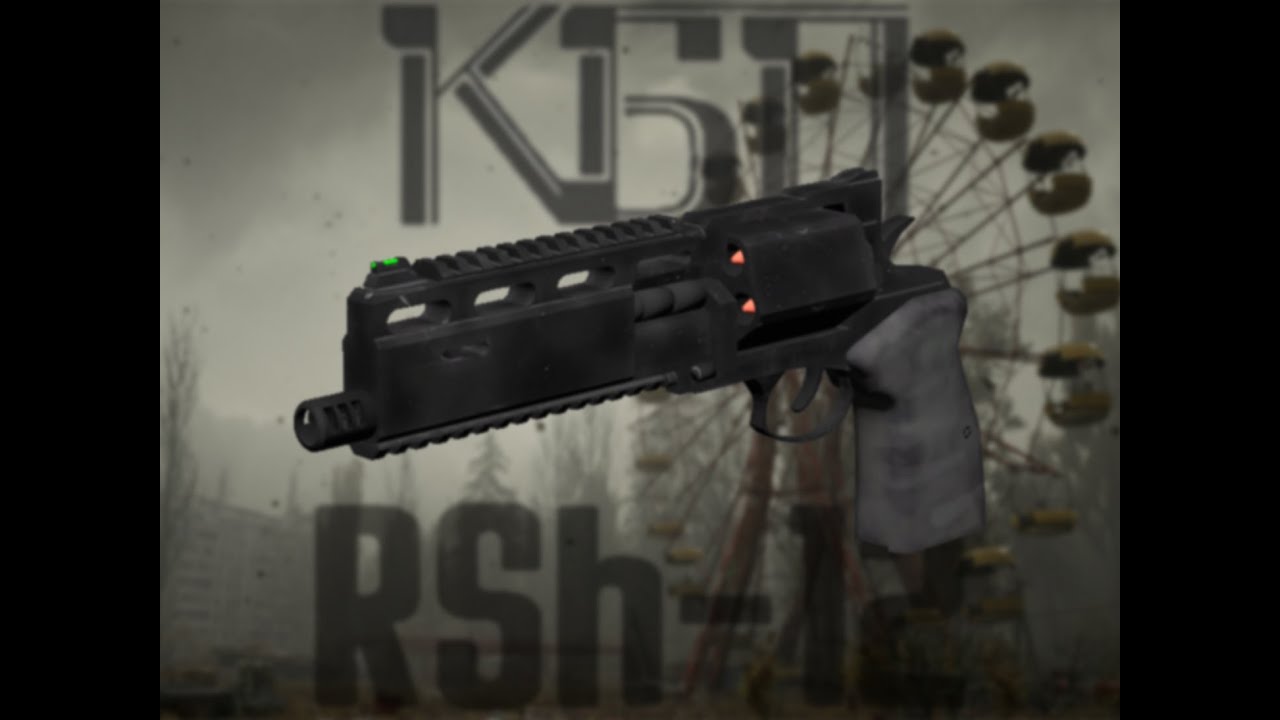 STALKER Anomaly weapon addon: KBP RSh-12 Revolver - YouTube