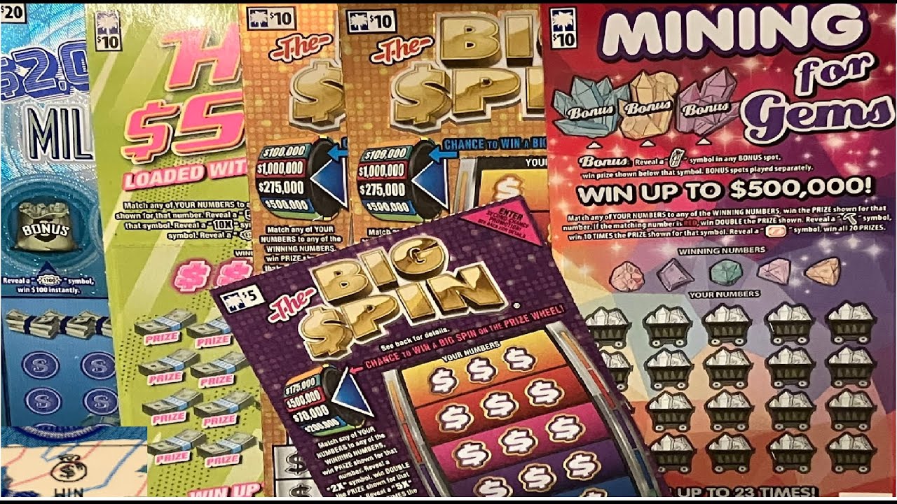 SC Mining For Gems Scratch Off Lottery Ticket Mix Featuring $2,000,000. ...