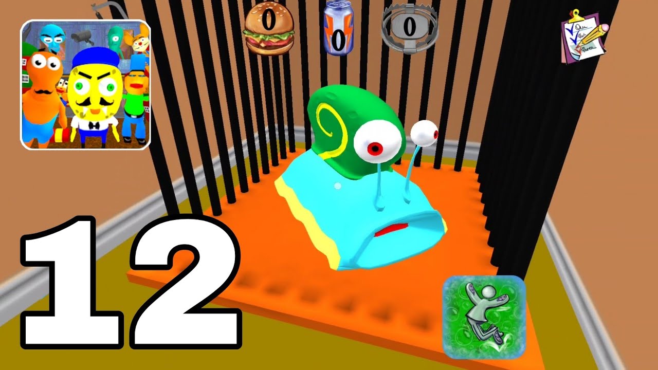 Sponge Neighbor Escape 3D New Update Gameplay Level 12 - YouTube