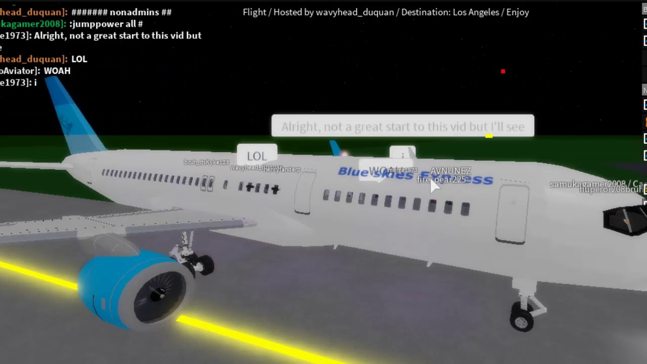 Roblox Airline Review - Blue Skies Express [B757] - YouTube