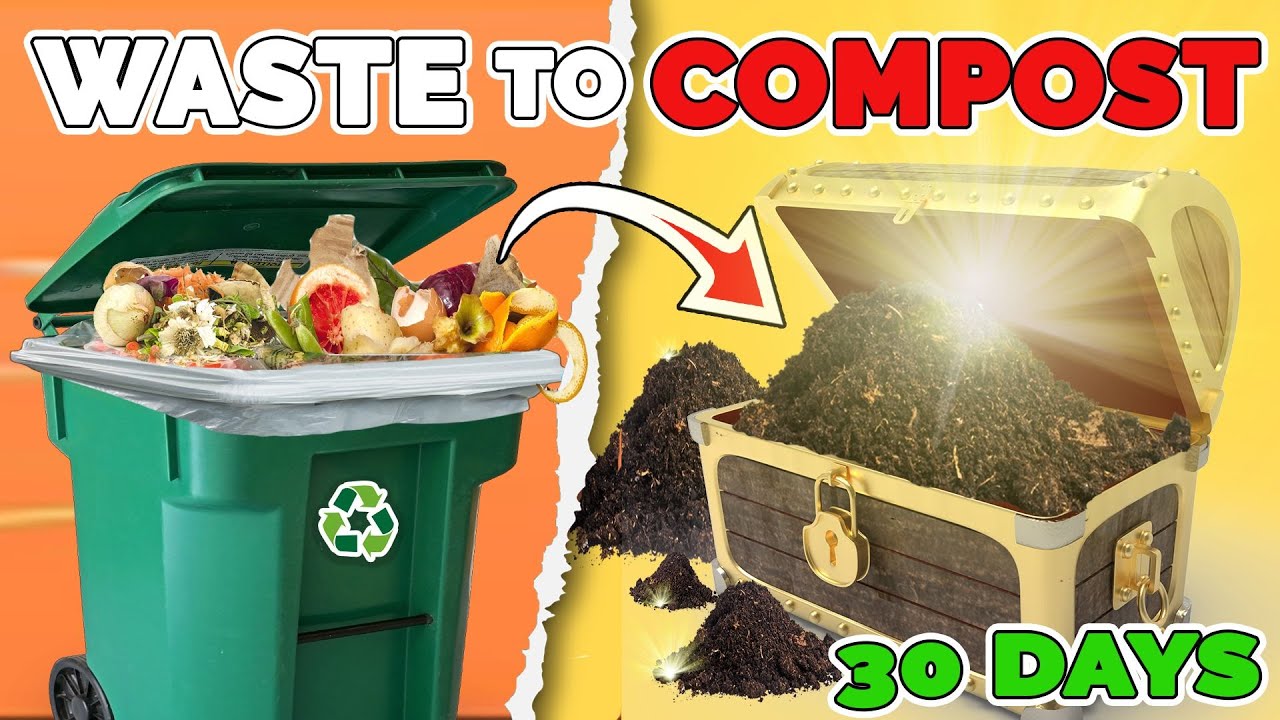 COMPOST in LESS Than 30 DAYS - YouTube