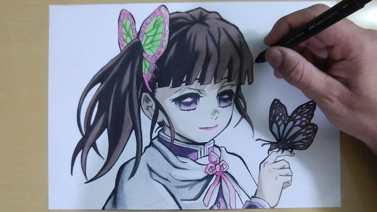 DRAWING KANAO TSUYURI | Kimetsu no Yaiba [DEMON SLAYER] - YouTube