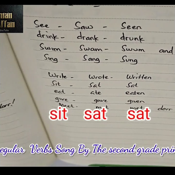 Irregular Verb Song - YouTube