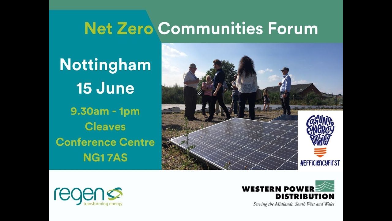 Western Power Distribution Net Zero Communities Forum - Nottingham ...