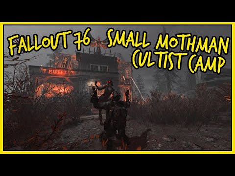 FALLOUT - Small Mothman Cultist Camp - YouTube