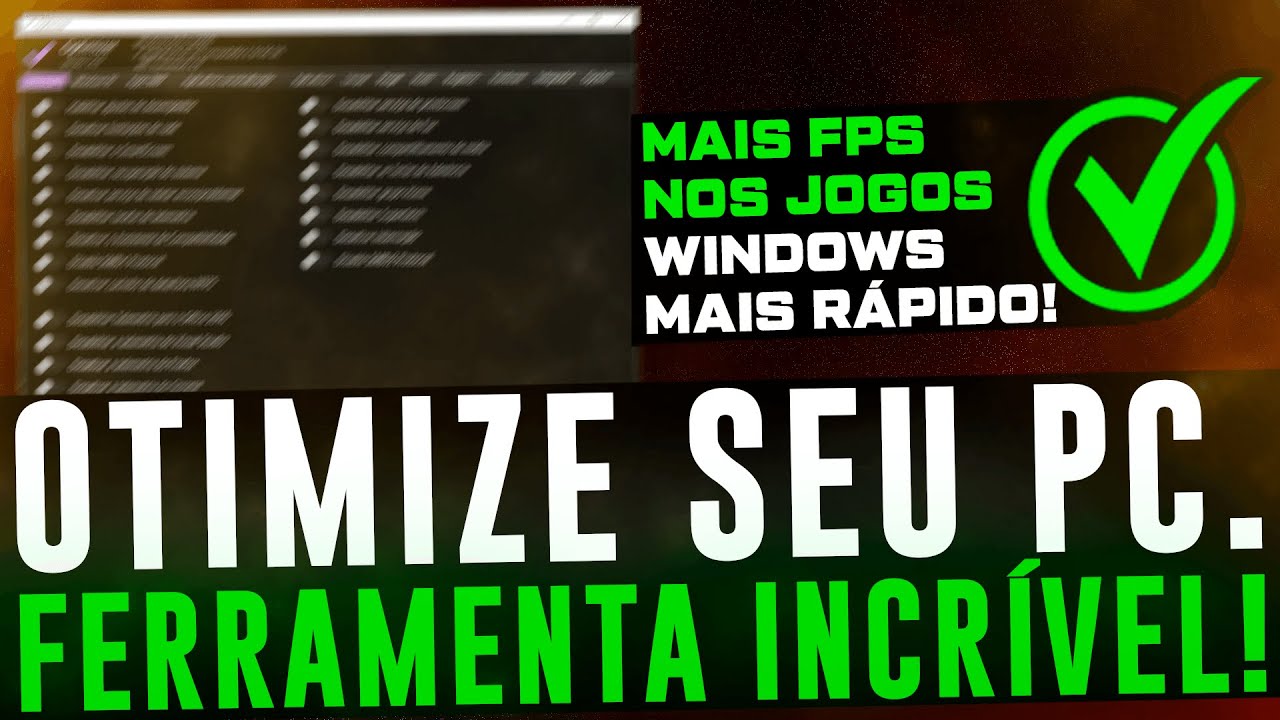 COMO OTIMIZAR O PC PARA JOGOS COM UMA FERRAMENTA INCRÍVEL ! AUMENTAR ...